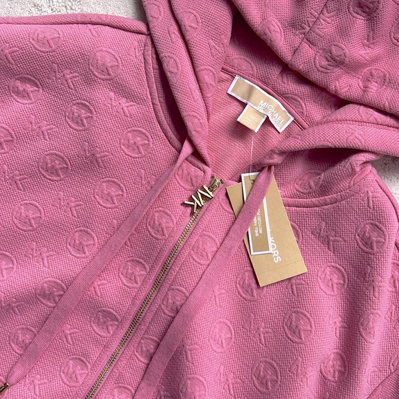 MICHAEL Michael Kors | Sweaters | Nwt Michael Kors Pink Lounge Wear Zip ...
